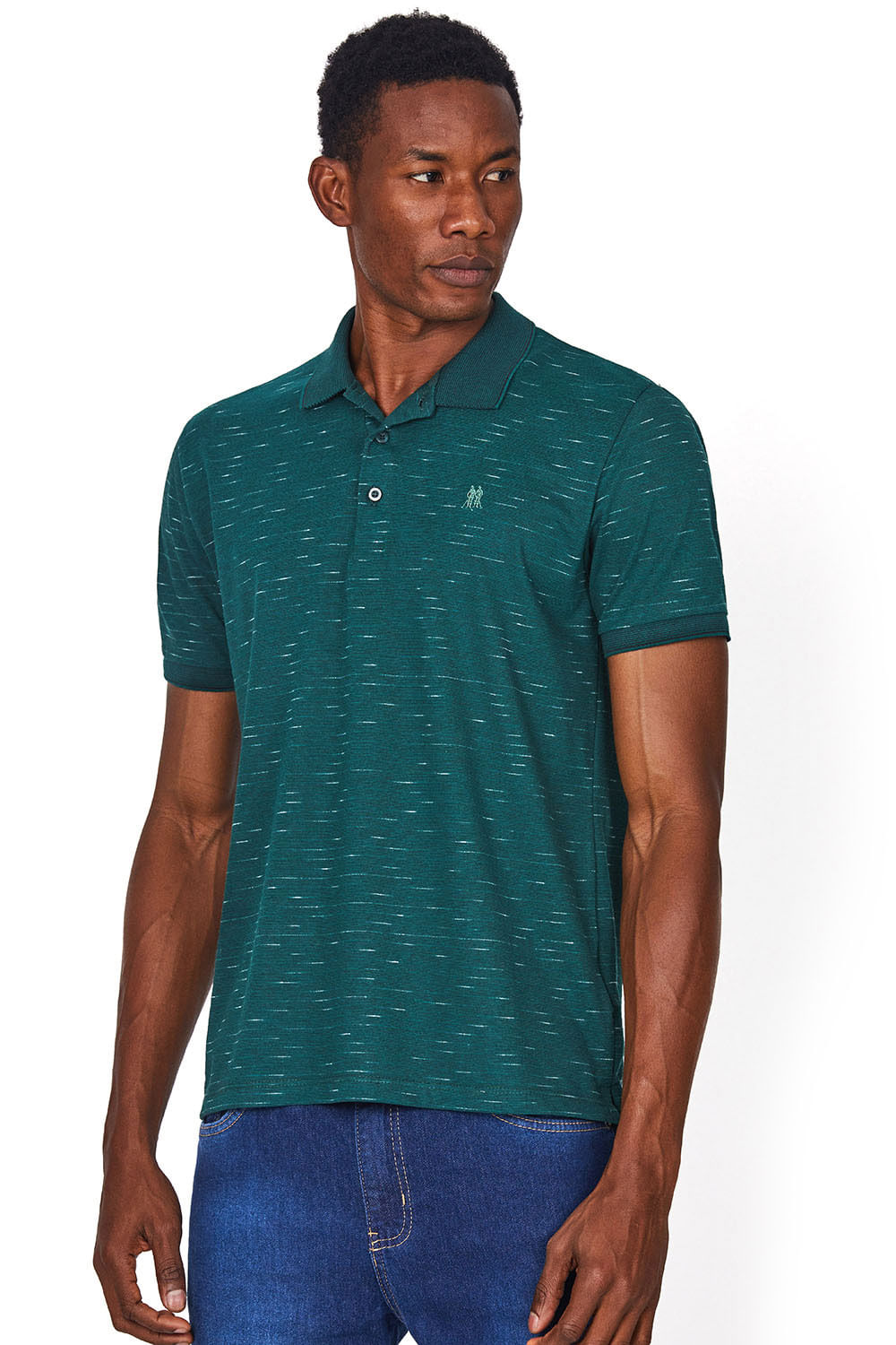Polo Masculina Polo Wear Verde Escuro Verde - Renner