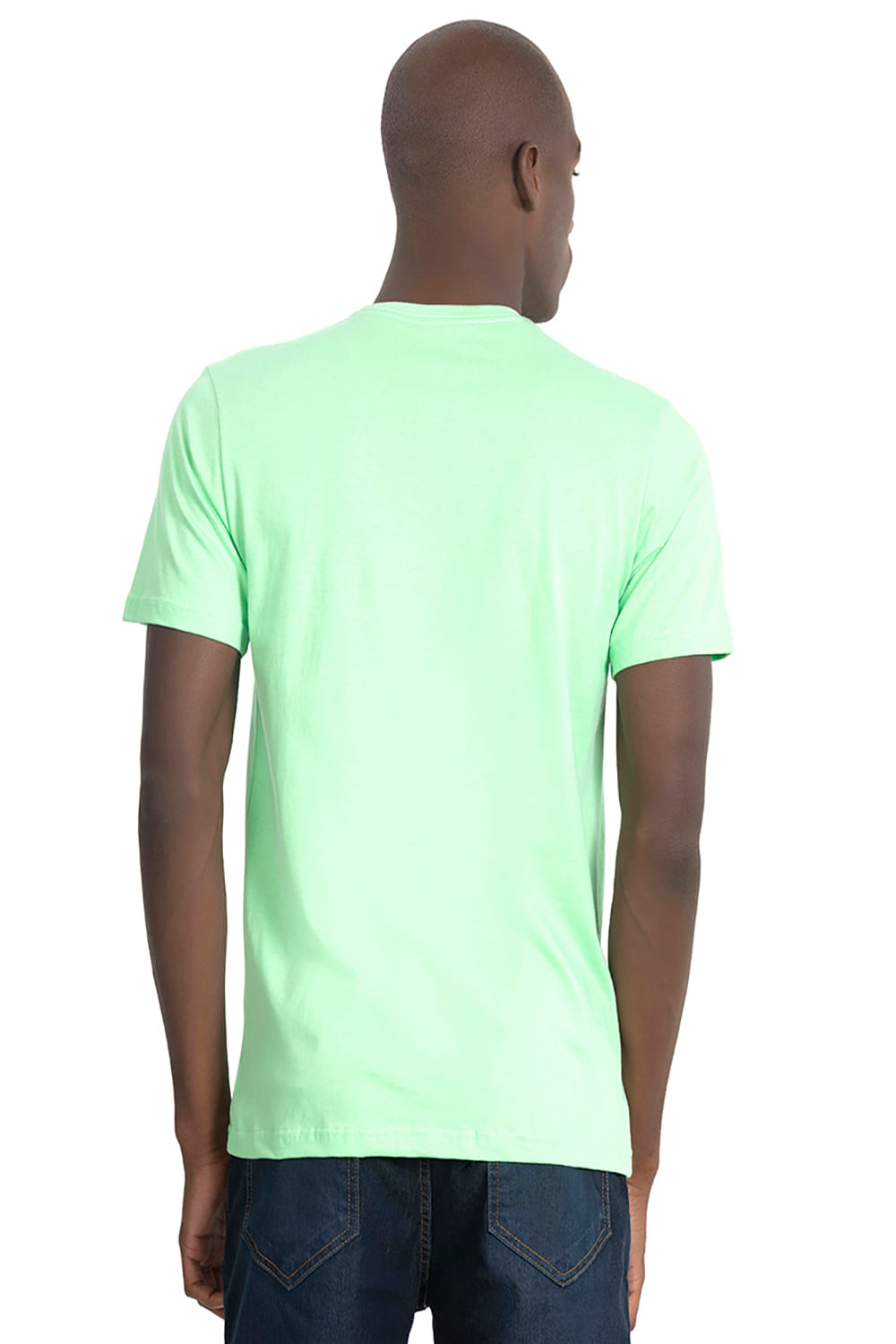 Camiseta Masculina Gola Careca Polo Wear Verde Claro P