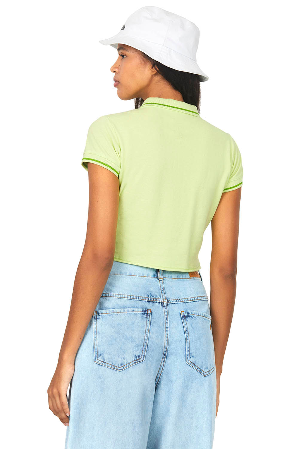 Cropped Feminino Polo Piquet Polo Wear - Polo Wear